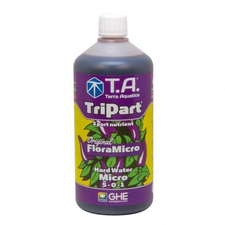 Engrais Tripart Micro en litre pour eau dure Terra Aquatica